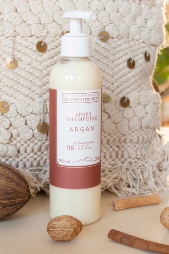 Argan Oil Conditioner 250ml | La Savonnerie du Pilon du Roy